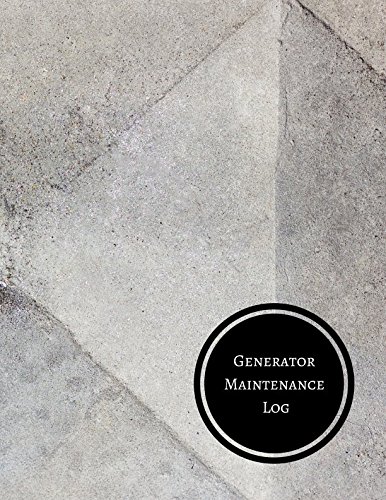 Generator Maintenance Log: Generator Maintenance Log | Amazon price ...