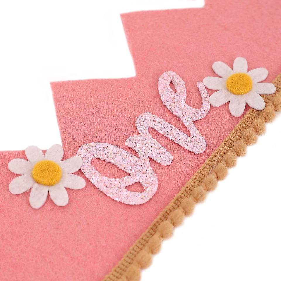 Snapklik.com : WORKKEEP Daisy Boho 1st Birthday Crown,Daisy Themed ...