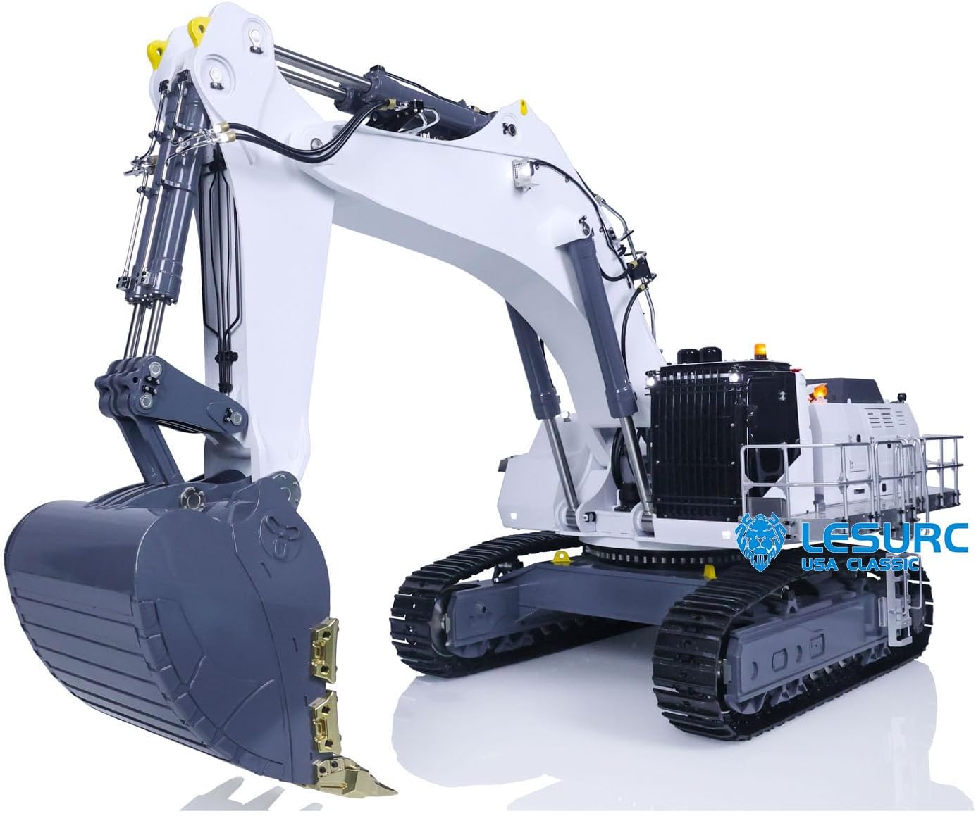 Amazon.com: LESU 1:14 Aoue 9150 RC Hydraulic Crawler Excavator for ...