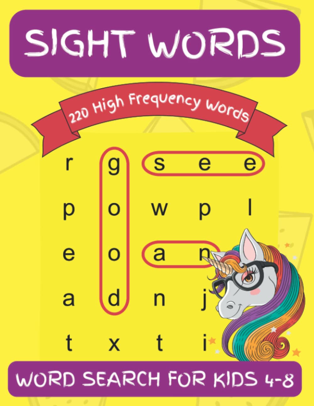 Sight Words Word Search: 220 High Frequency Words Activity Book For ...
