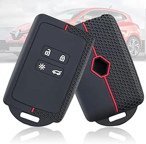 Juttzzei Renault Car Key Cover for Renault Clio Megane Koleos Kadjar ...