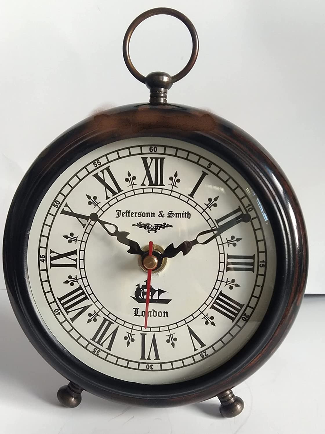 Nautical Edge - Unique Priced Handmade Vintage Wooden Table Top Clock ...