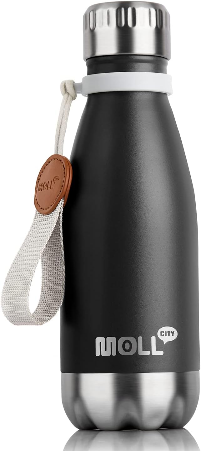 Amazon.com: 10oz Mini Water Bottle Stainless Steel Thermos Small Flask ...