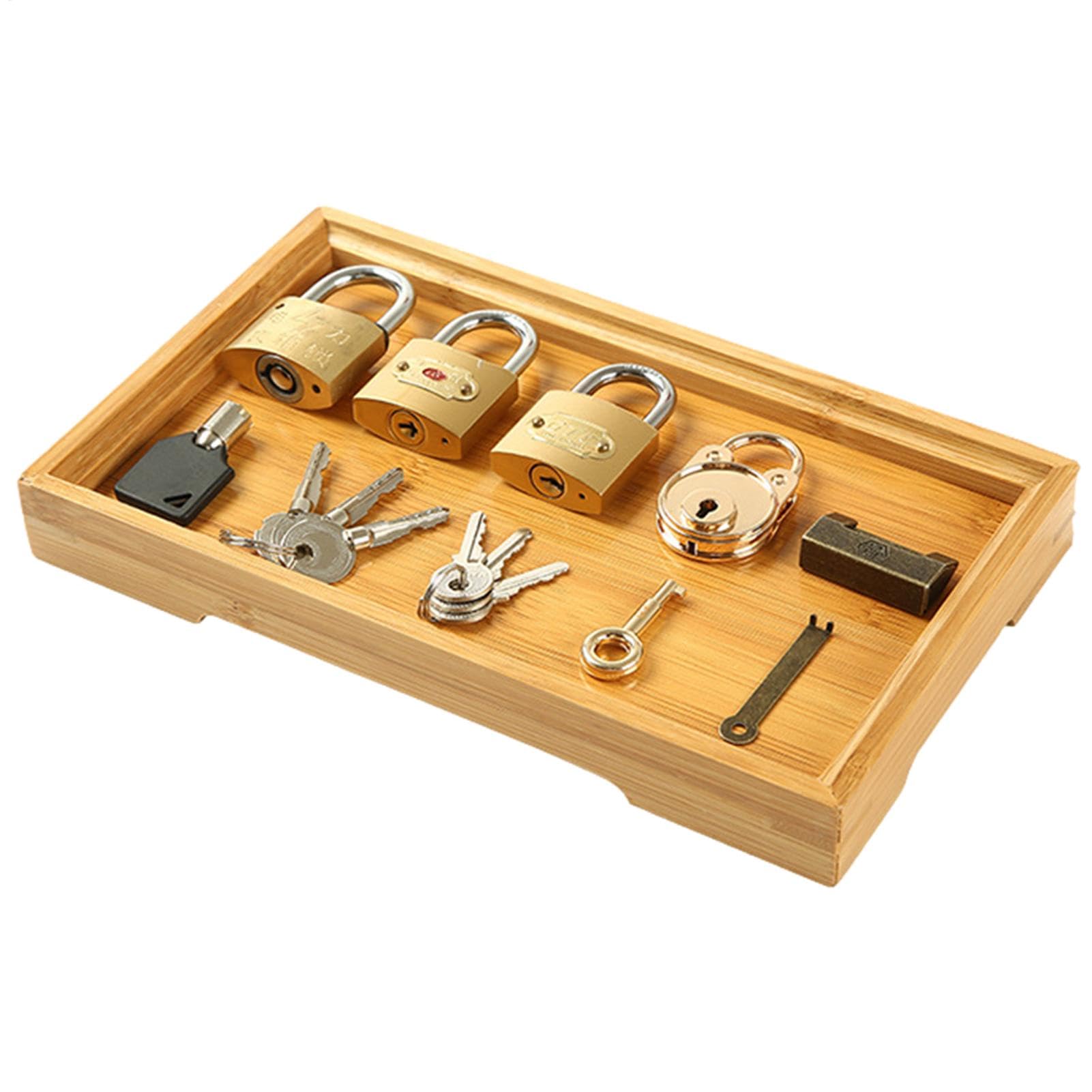 Educational Wooden Lock Set With Keys For Toddler, Montessoris Learning ...