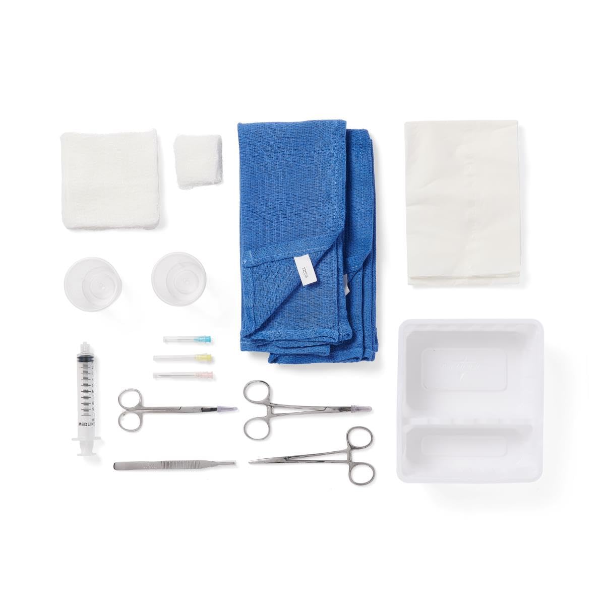 Amazon.com: Medline Novaplus Laceration Trays with Floor-Grade ...