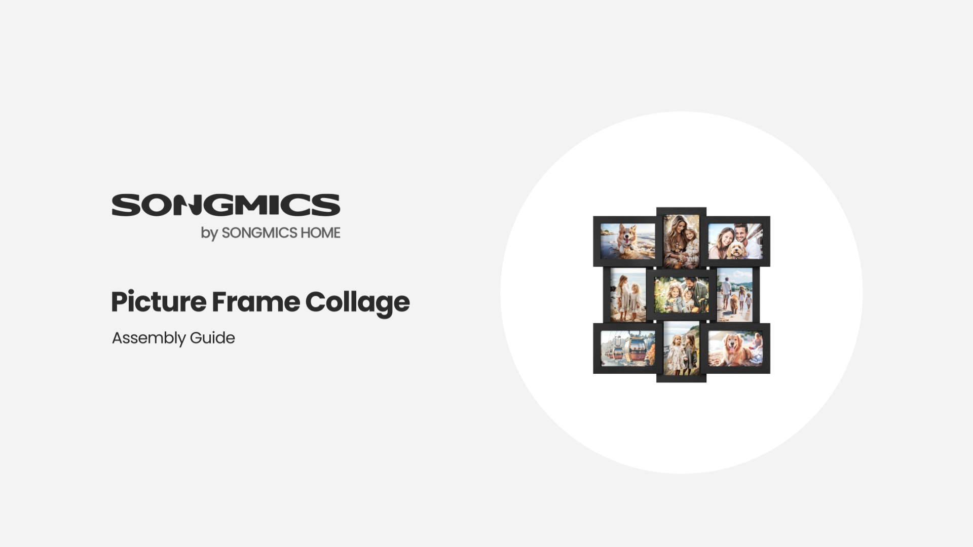 Watch SONGMICS 4x6 Collage Picture Frames for Wall Decor on Amazon Live