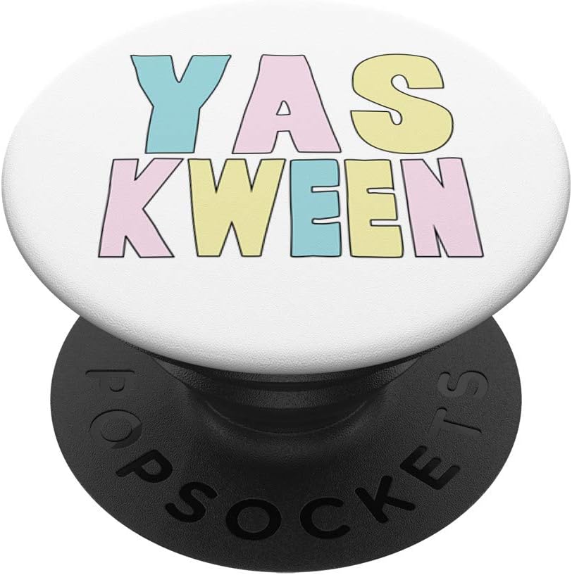 Amazon.com: Yas Kween City Yass Queen PopSockets PopGrip: Swappable ...