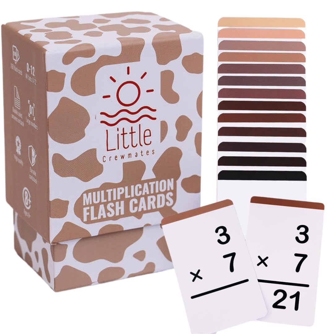 Buy 169 Multiplication Flash Cards All Facts 0-12 Answer On Back ...