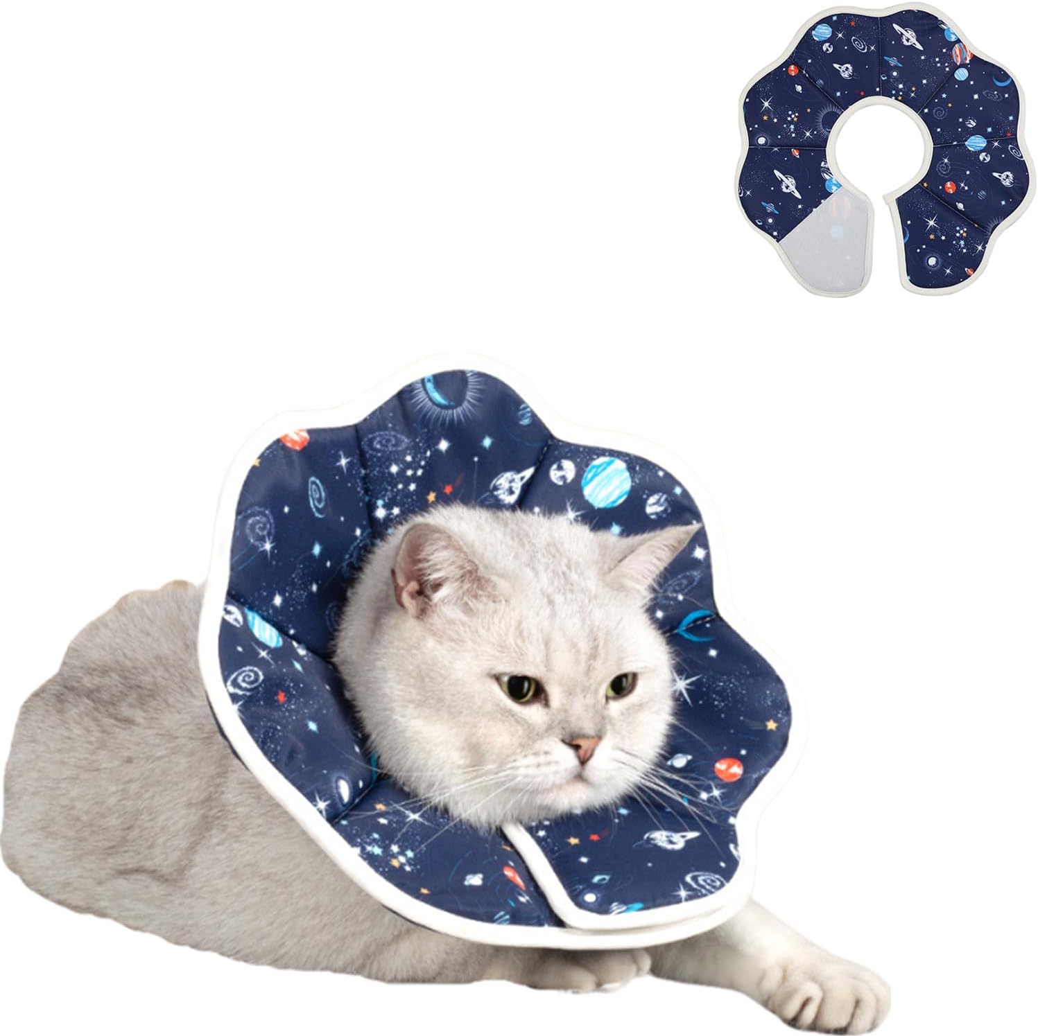 Cat Cone Collar Soft, Protective Cute Small Cat Recovery Collar ...