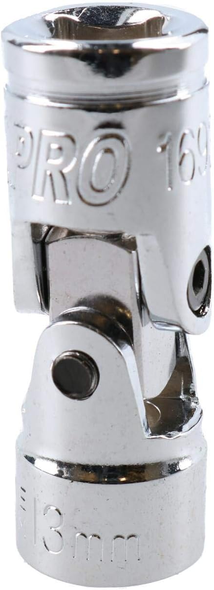 13mm Universal Joint Metric Socket 3/8" Drive 12 Point Flexible Wobble ...