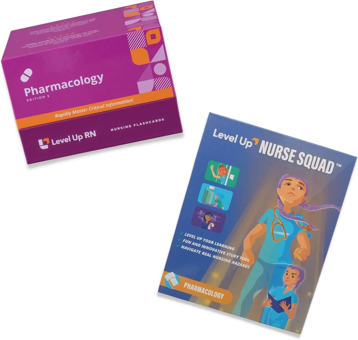 Amazon.com: Ultimate Study Bundle – Pharm Flash Cards with Nurse Squad ...
