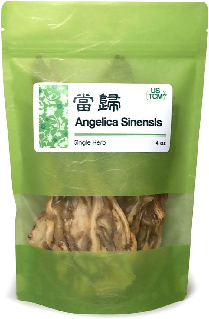 4 oz New Packaging Angelica Sinensis Root, Dang Gui Pian, Dong Quai Cut ...