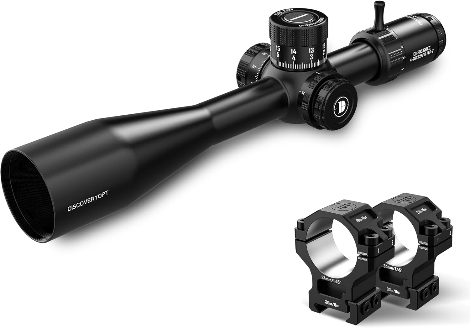 Amazon.com : DISCOVERYOPT GEN-II ED 8-24x52 Rifle Scopes, First Focal ...
