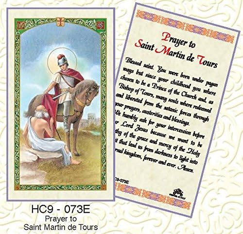 Amazon.com: St. Martin De Tours Laminated Prayer Cards - Pack of 25 ...