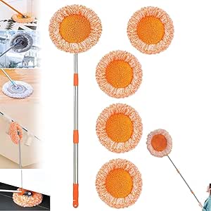 Amazon.com: 360° Rotatable Adjustable Cleaning Mop - Presencte Mop ...
