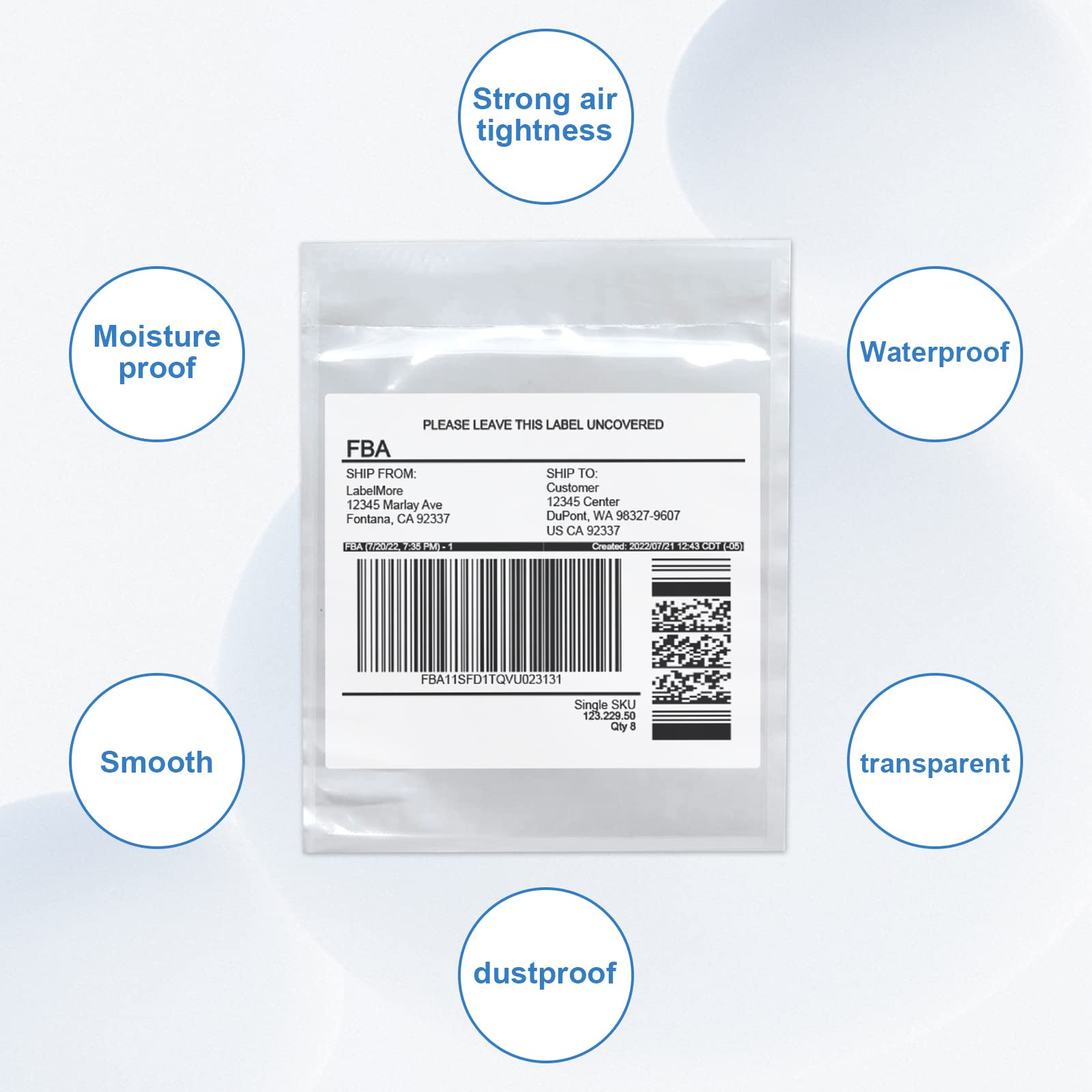 Snapklik.com : 4.5 X 5.5 200 Packs Packing List Envelopes, Shipping ...