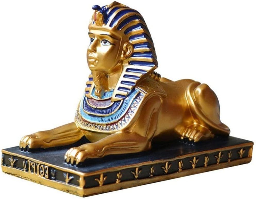 Great Sphinx Figurine Resin Egyptian Sphinx Statue Ancient Egyptian ...