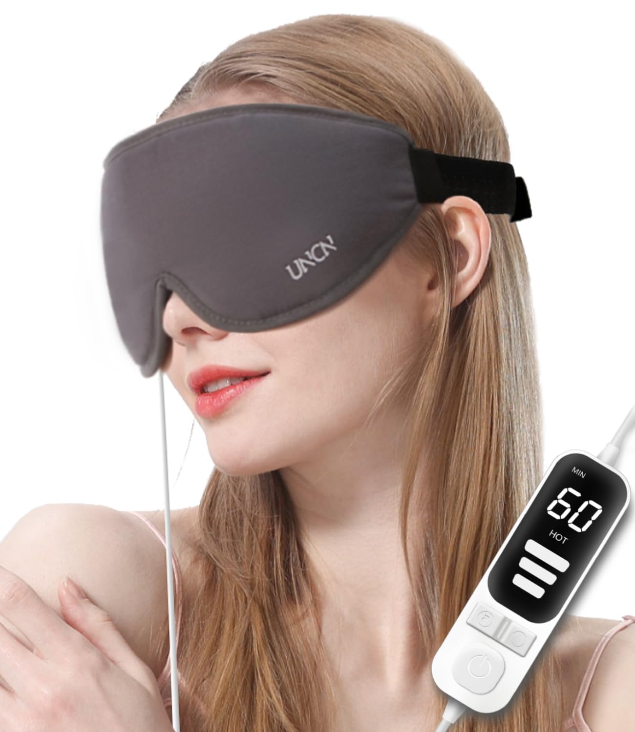 Amazon.com: Heated Eye Mask for Dry Eyes Hot Electric USB Warm Compress ...