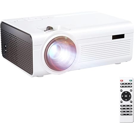 Mini Projector, 5000 Lumens AKIYO O1 LED Portable Projector, Support HD ...