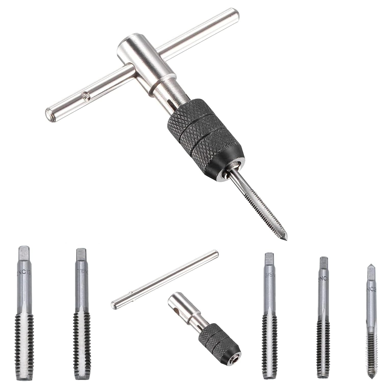 Kit Broca Machuelo Estandar Roscador 1/4-1/2 Pulgada 6 Pzs : Amazon.com ...