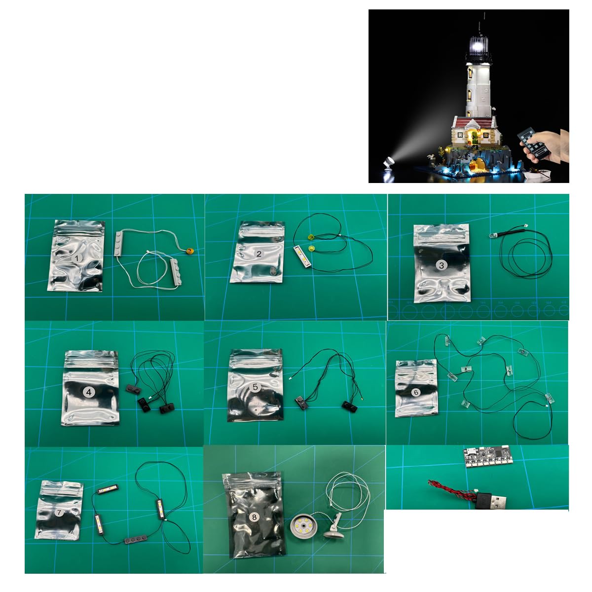 Lighthouse Miniature Lighting Kits Amazon.com: BRIKSMAX Led Lighting
