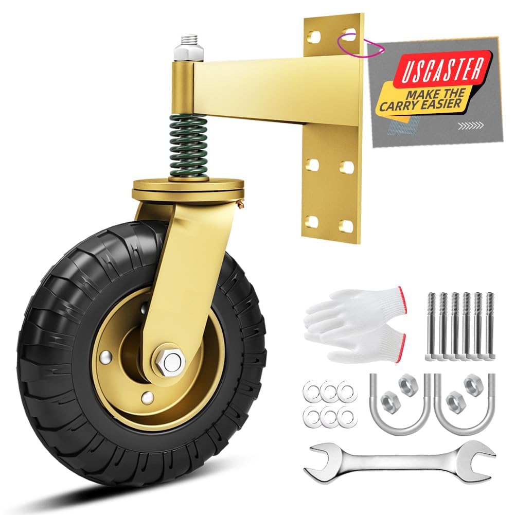 Snapklik.com : Gate Wheel 8inch Fence Gate Wheels For Metal Tube Gate ...