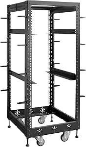 Amazon.com: RIVECO 25U 19” Adjustable Depth Server Rack Support Up to 1700LBS Floor Standing 4 ...