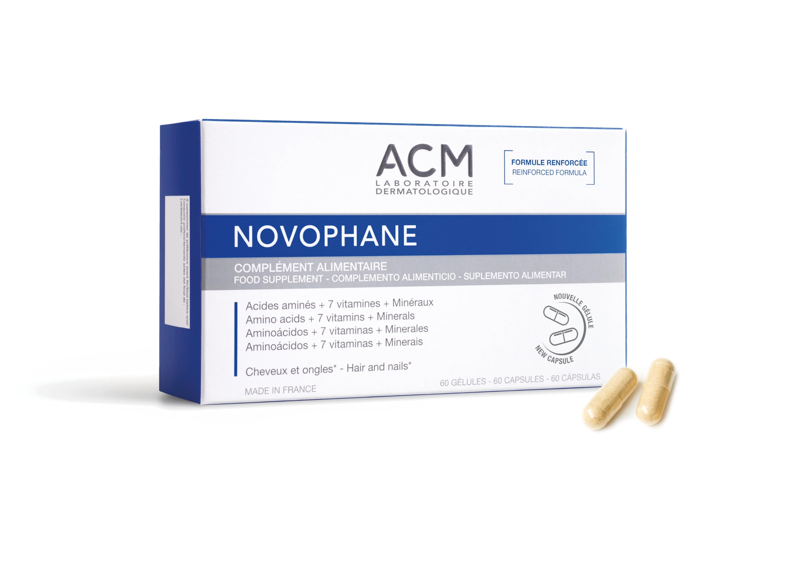 ACM Skin Beauty Gift Novophane Food Supplement Capsules (60 Capsules ...