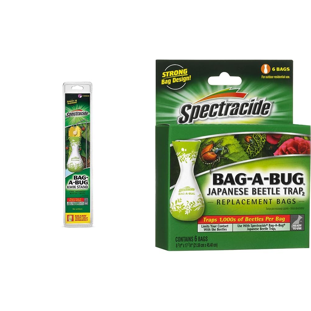 Amazon.com : Spectracide Bag-A-Bug Kwik Stand, 1 Pack, Silver & Insect ...