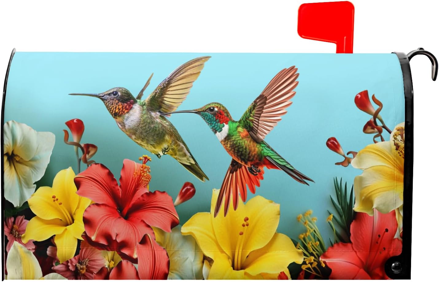Amazon.com: Magnetic Spring Hummingbirds Mailbox Cover - 21" x 18 ...