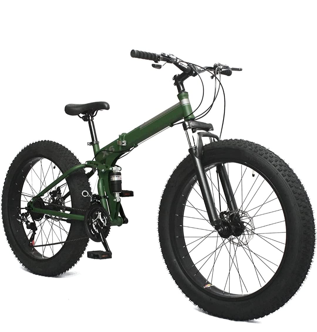 Buy Boop Fat Tyre Dual Mountain Cycles For Unisex Folding Fat Tyre ...