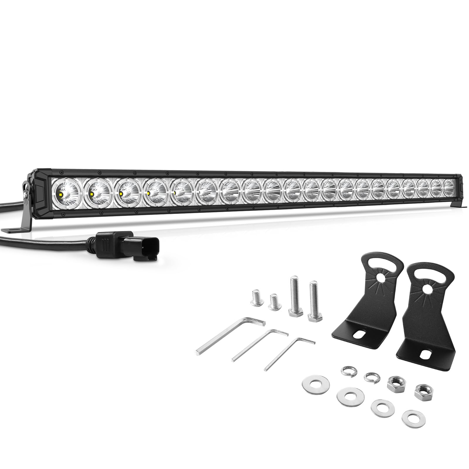 Amazon.com: Autofeel 42 inch Led Light Bar, 200W 20000LM Spot Lights ...