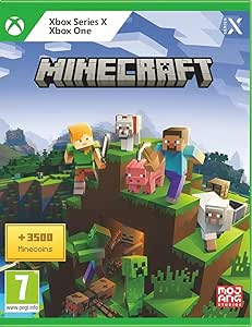 Minecraft + 3500 Minecoins | Xbox Series X/ Xbox One - Disc : Amazon.co ...