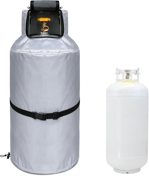 Amazon.com : 40 lb Propane Tank Cover, Thickened Built-in Anti-Freezing ...
