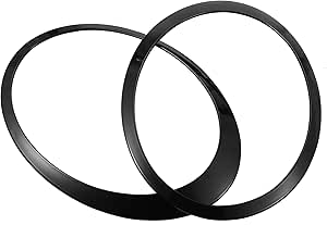 Amazon.com: X AUTOHAUX 1 Pair Right Left Chrome Headlight Trim Ring ...