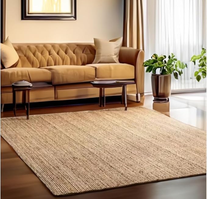 Amazon.com: Natural Jute Area Rugs Braided Rug Bohmian Rug Jute Runner ...