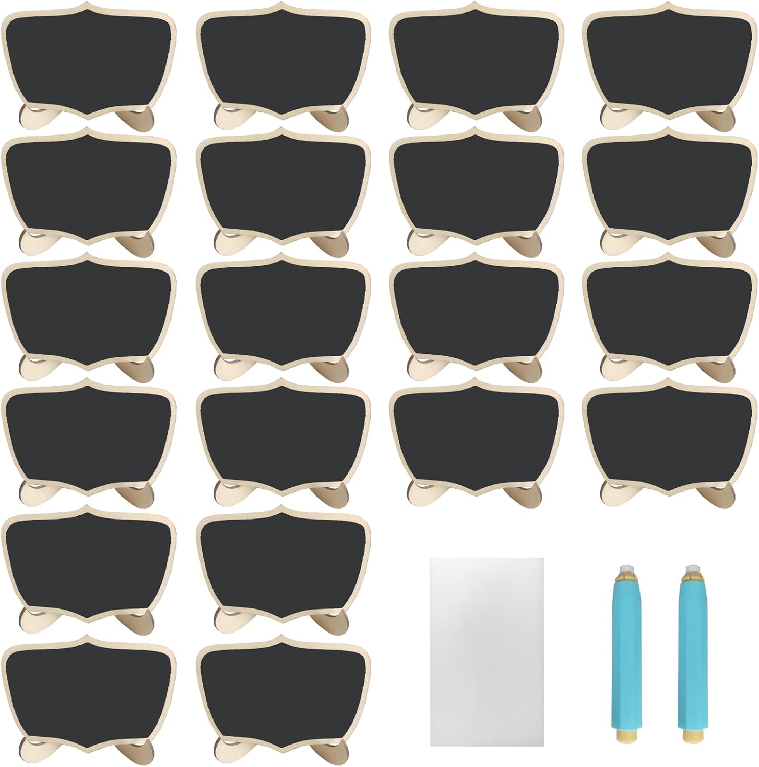 Amazon.com: 20 Pcs Mini Chalkboard Signs with Stand, Food Labels for ...