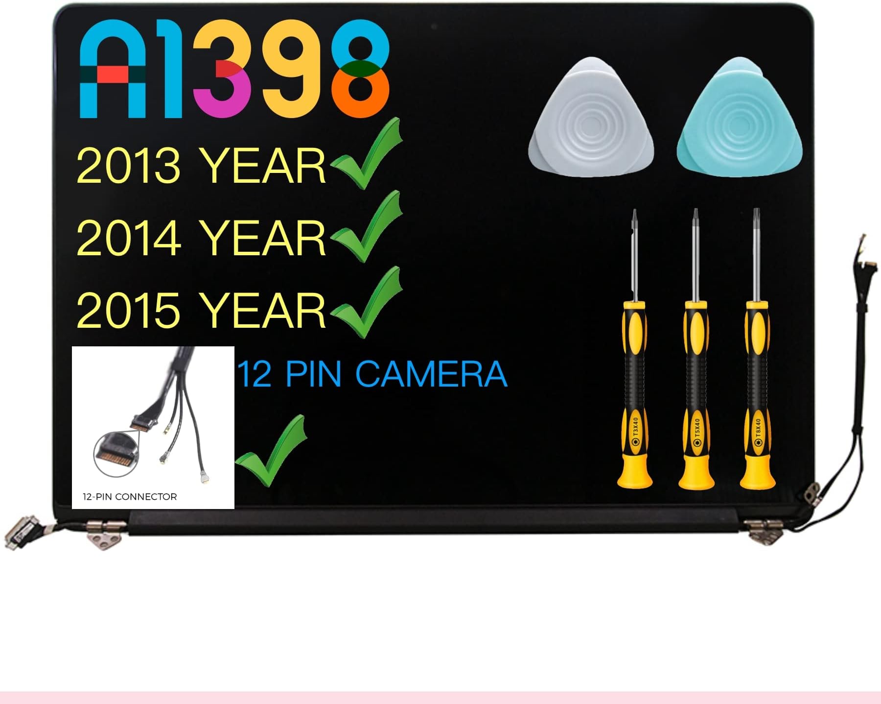 Amazon.com: Screen Replacement for MacBook Pro 13" A1502 Late 2013 Mid ...