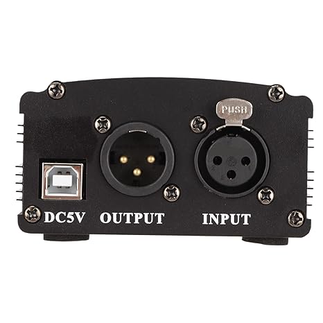 Power Switch Indicator, 48V Plug and Play Phantom Power for Condenser ...