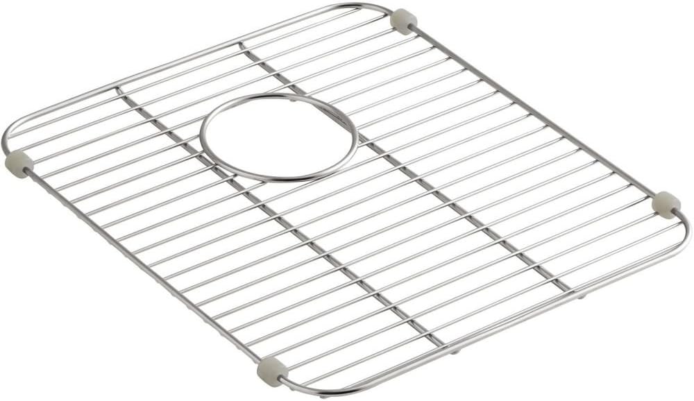 Kohler K-6388-ST Stainless Undertone Steel Sink Rack, 13.87 x 15.18 ...