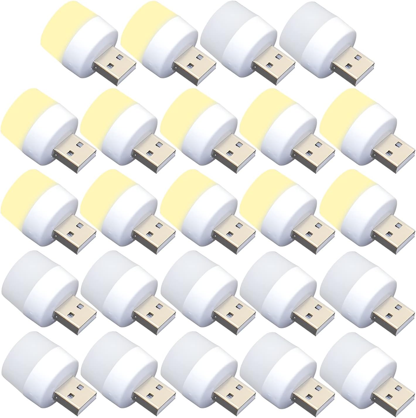 USB Lights by Night, Mini Led Bulb,Without Light-Sensor, Plug-in, Warm ...