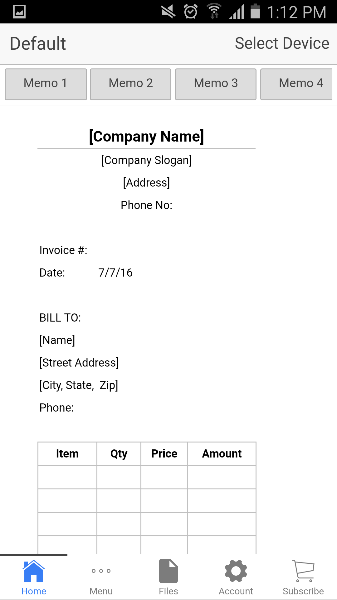 Cash Memo - App on Amazon Appstore