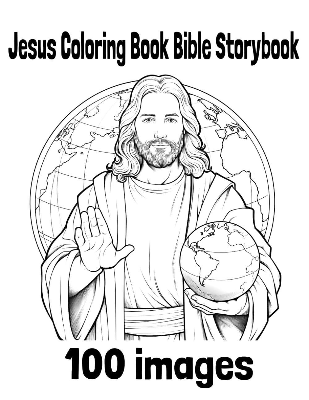 Jesus Coloring Book Bible Storybook: Wits, H.G.: 9798322121503: Amazon ...