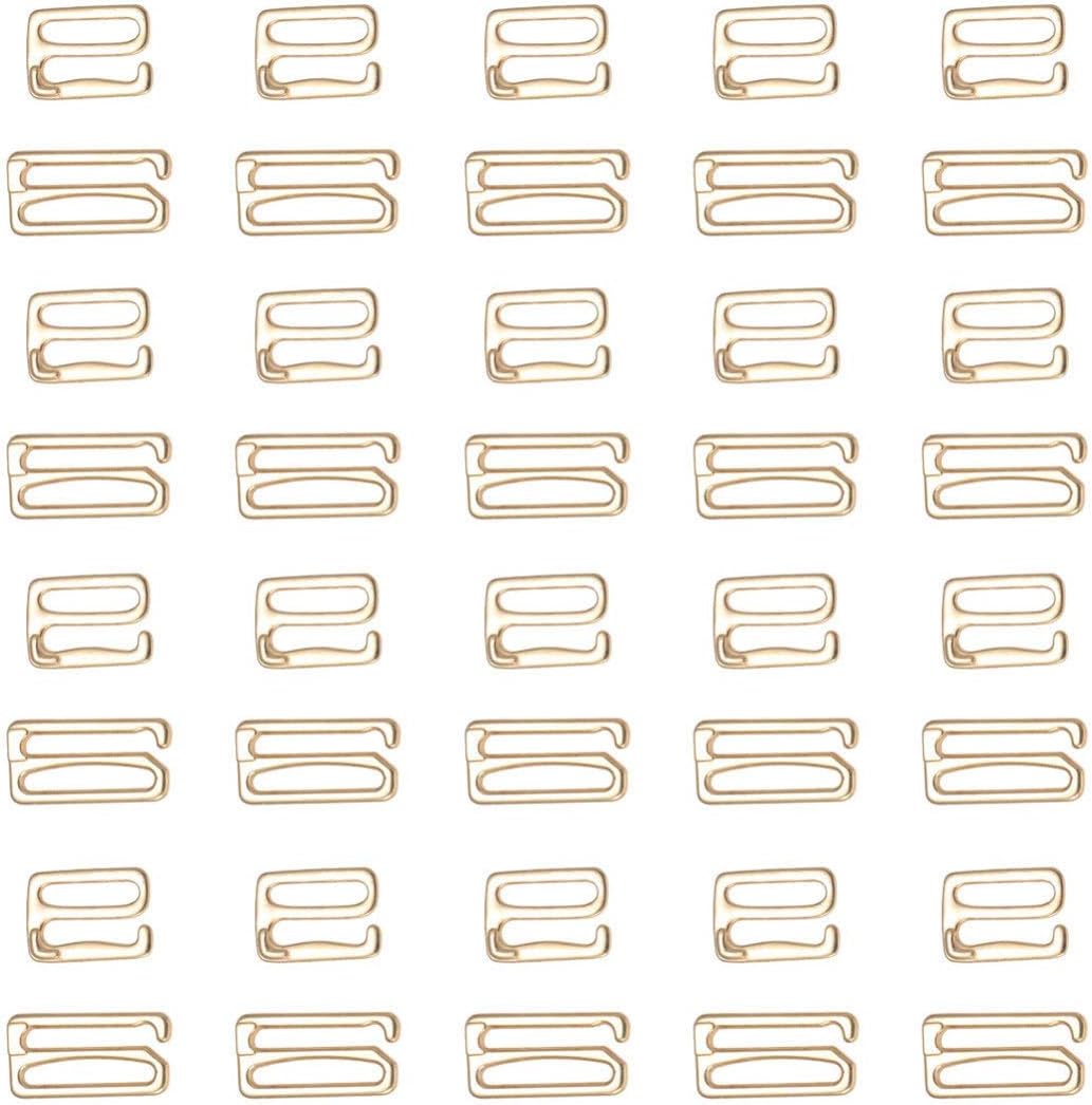 40pcs Hook Adjustable Elastic Bra Strap Clips Non-slip Bra Buckle ...