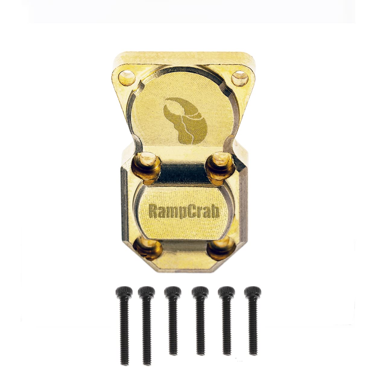 RampCrab Brass Diff Cover for Front and Rear Axles, Upgrades Parts for ...