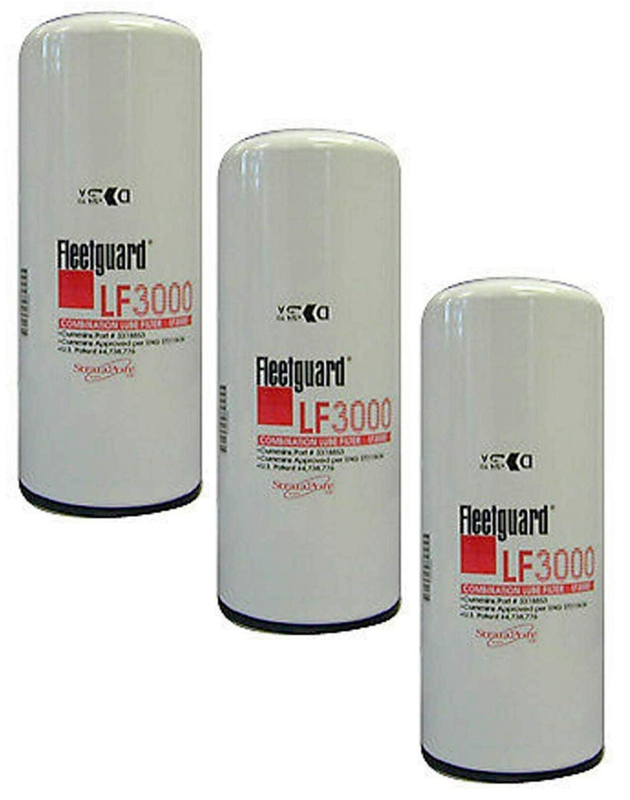 Amazon.com: LF3000 Fleetguard Lube Filter (Pack of 3) : Automotive