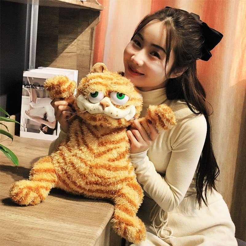 45cm Fat Orange Cat Plush,Fat Kitten Stuffed Animals Toy, Cute Cat ...