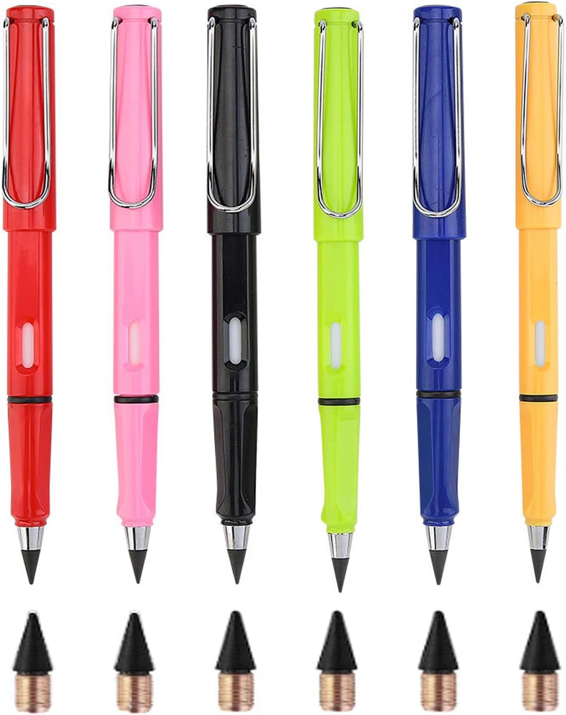 Amazon.com : 6 Sets Forever Pencils, Everlasting Pencil, Infinity Magic ...