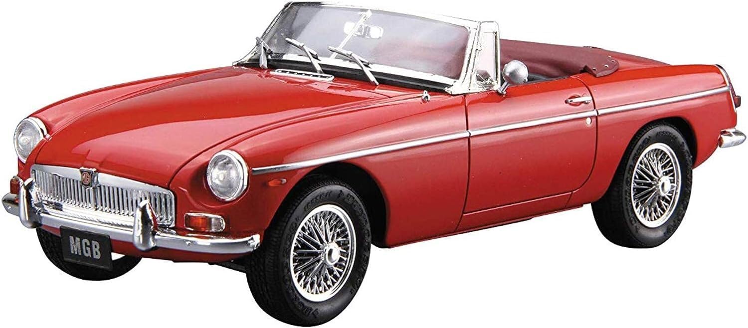 Amazon.com: Aoshima BLMC G/HM4 MG-B MK-2 ’68 1:24 Scale Model Kit ...