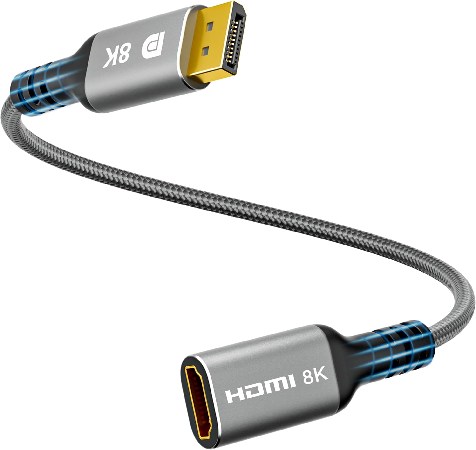 Amazon.com: Cable Matters 8K DisplayPort 1.4 to HDMI 2.1 Adapter with ...